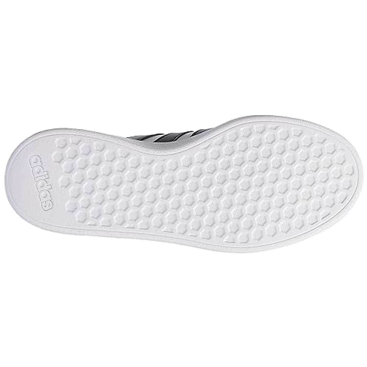 adidas Women's Grand Court Base 2.0 Tennis Shoes, Cloud White-core Black, 8