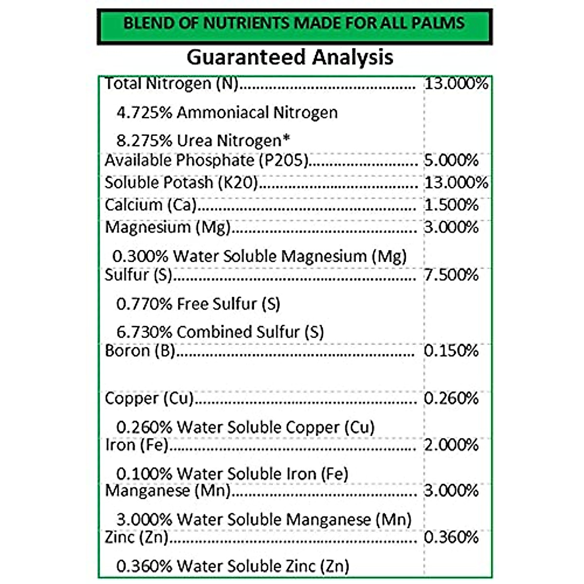 7 LB. Perfect Palm ® - Dual Action Palm Tree Fertilizer with Free Measuring Scoop