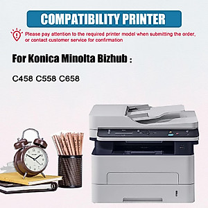 RIOMAN TN514 Toner Cartridge Compatible with Chip Replacement for Konica Minolta High Yield Compatible for Konica Minolta Bizhub C458 C558 C658 Toner Printers Combo Pack