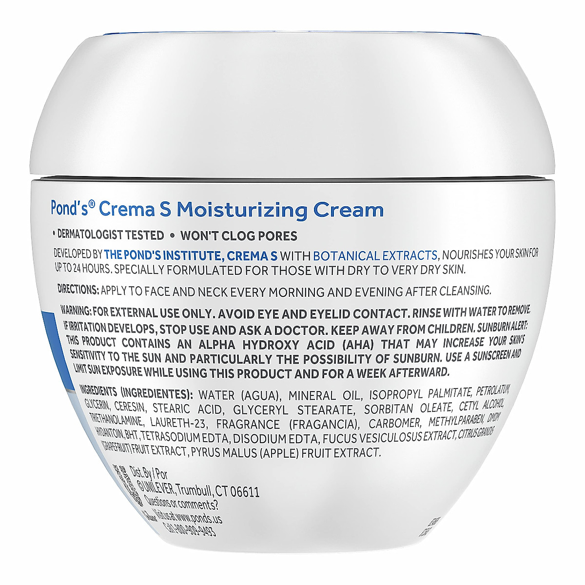 Pond's Nourishing Moisturizing Cream, Crema S 14.1 oz