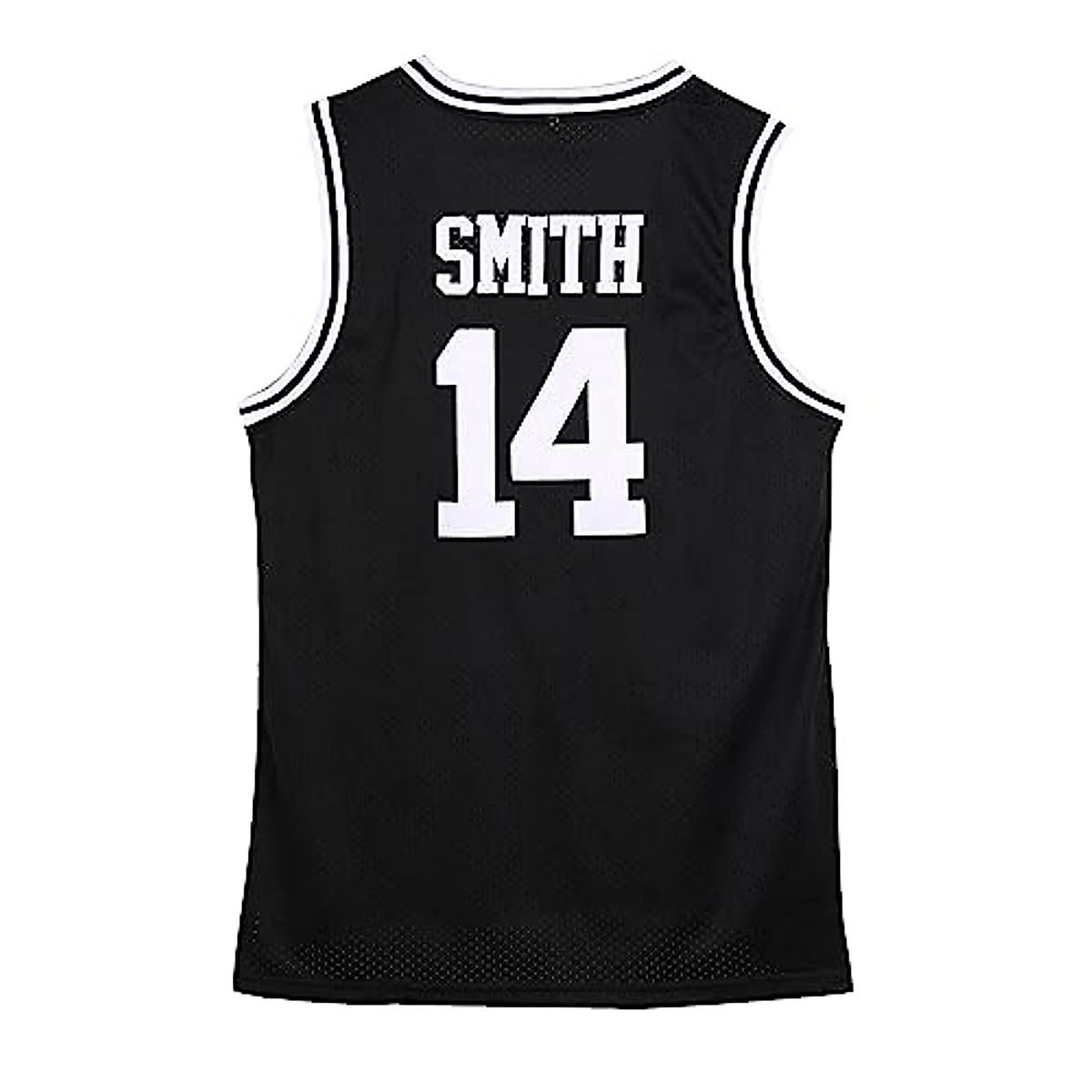 Amzdest 90s The Fresh Prince of Bel Air Academy #14 Jersey Shirt for Men and Women, Unisex Basketball Jersey for Theme Party (Black, Medium)