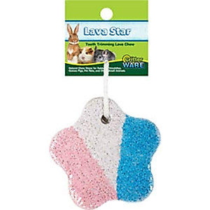 Ware Mineral Essentials Lava Star Animal Chew Stone, 3.5", White