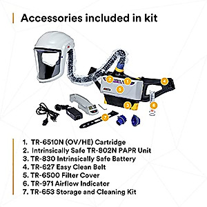 3M Personal Protective Equipment 3M™ Versaflo™ Powered Air Purifying Respirator Painters Kit TR-800-PSK/94248(AAD),