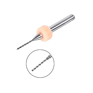 uxcell PCB Drill Bits 0.15mm-1.0mm Tungsten Carbide Rotary Tool Jewelry CNC Engraving Print Circuit Board Micro Drill Bits 1/8 Inch Shank 2 Set (20 Pcs)