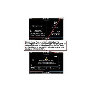 Latest Navigation sd Card Fits Ford Lincoln USA Canada- 2021|2022 Newest GPS Map Card Updated A12 - GM5T-19H449-AF