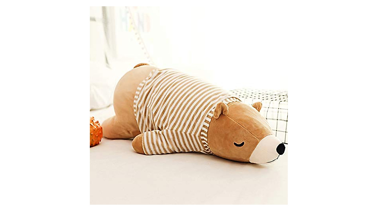 MMTTAO 20-Inch Polar Bear Plush Toy - Soft Huggable Gift for Kids
