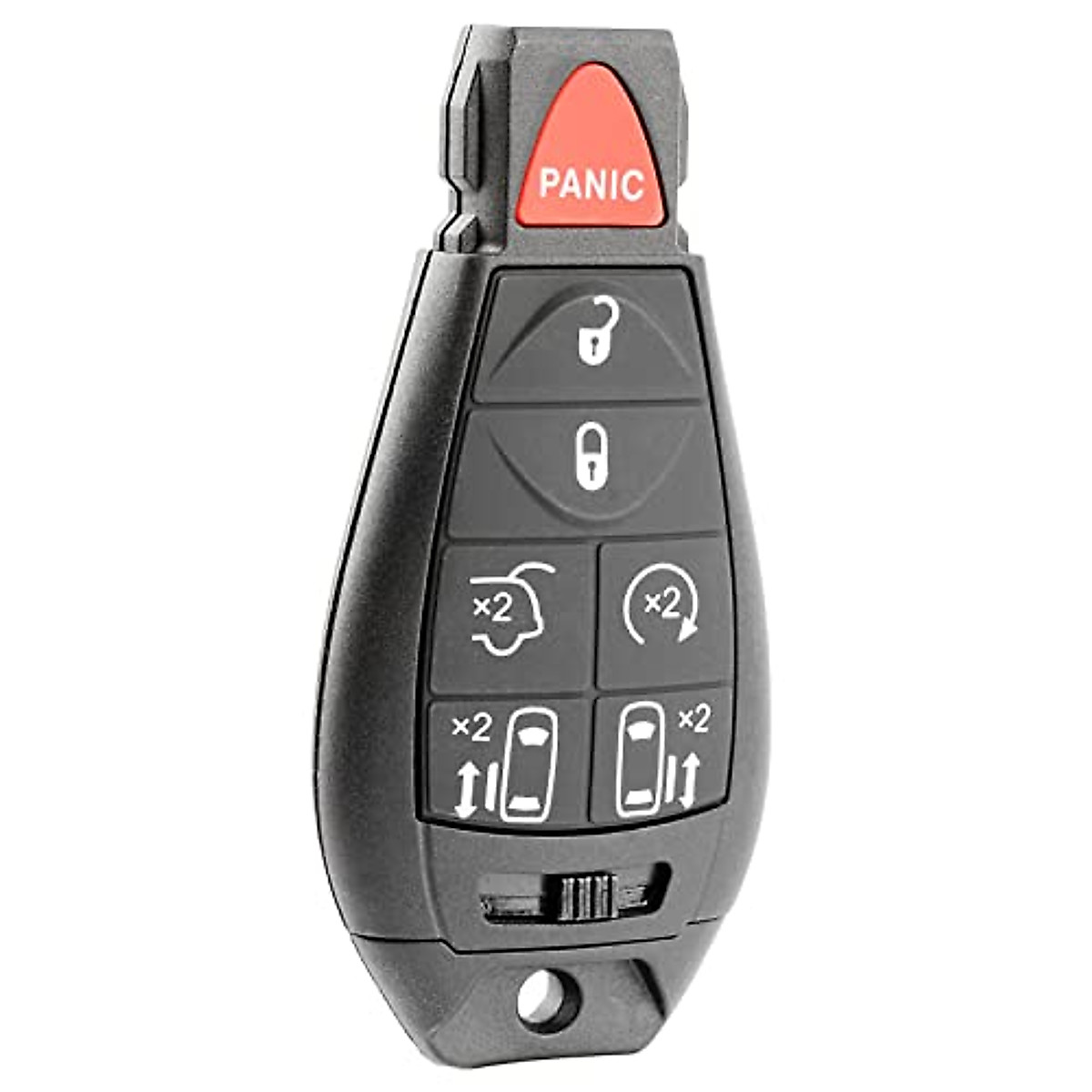 KeylessOption Keyless Entry Remote Control Car Key Fob Starter Alarm for Caravan Town Country