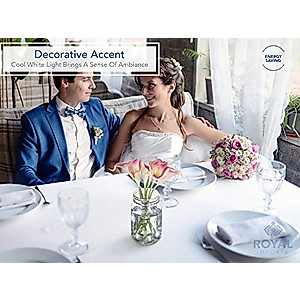 Submersible Underwater LED Lights Waterproof Tea Lights For Wedding, Party, Pond, Fountain or Home Decor By Royal Imports, 12-Pack