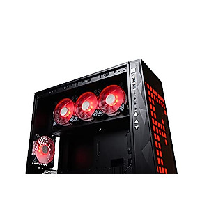 in Win 309GE (IW-CS-309GE-BLK) EATX/EEB Mid Tower with 4 ARGB Fan, Black
