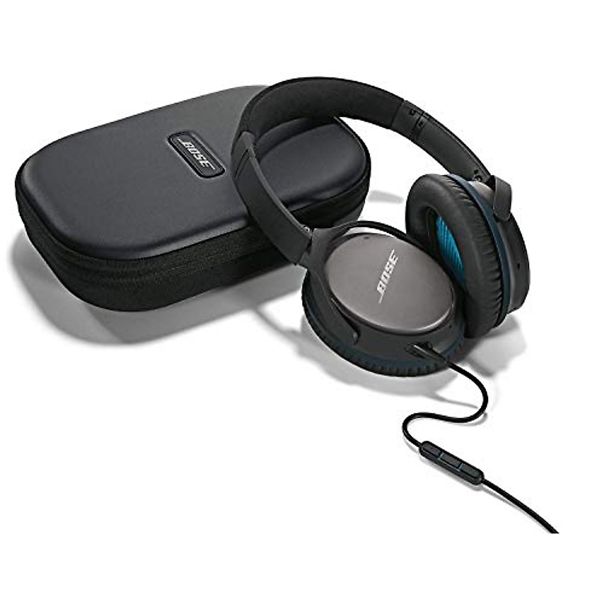 Bose QuietComfort 25 Acoustic Noise Cancelling Headphones for Apple devices - Black, Wired