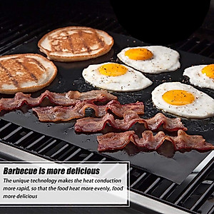 2 Pack Large Oven Liners for Bottom of Electric Oven, Gas Oven Microwave Charcoal or Gas Grills, Reusable Thick Heavy Duty Teflon Non-Stick Oven Mat, Easy to Clean Gas Stove Liners, BPA & PFOA Free