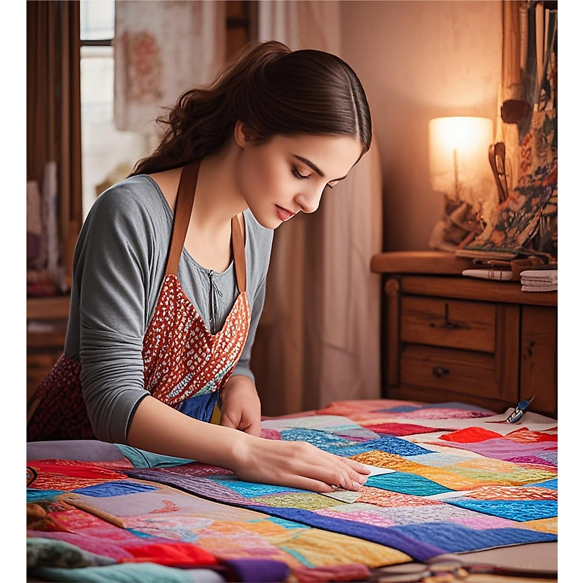 iNee Bright Solid Fat Quarters Quilting Fabric Bundles, 18 x 22 inches,(Bright Solids)