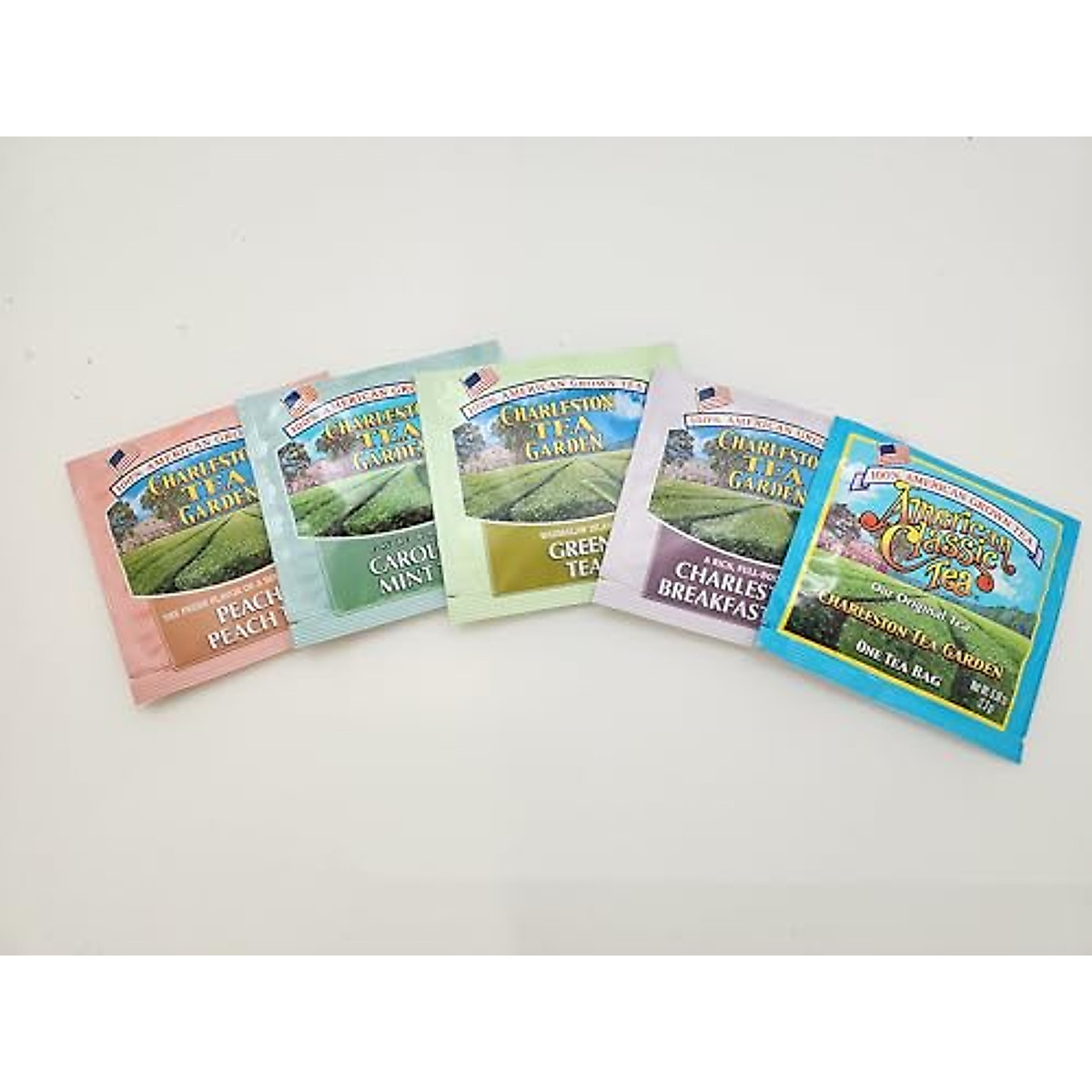 Tea Sampler Gift Set Featuring Charleston Tea Plantation Tea Bags - WGIS Gift Box Set #1 With Bonus Flavor Bag