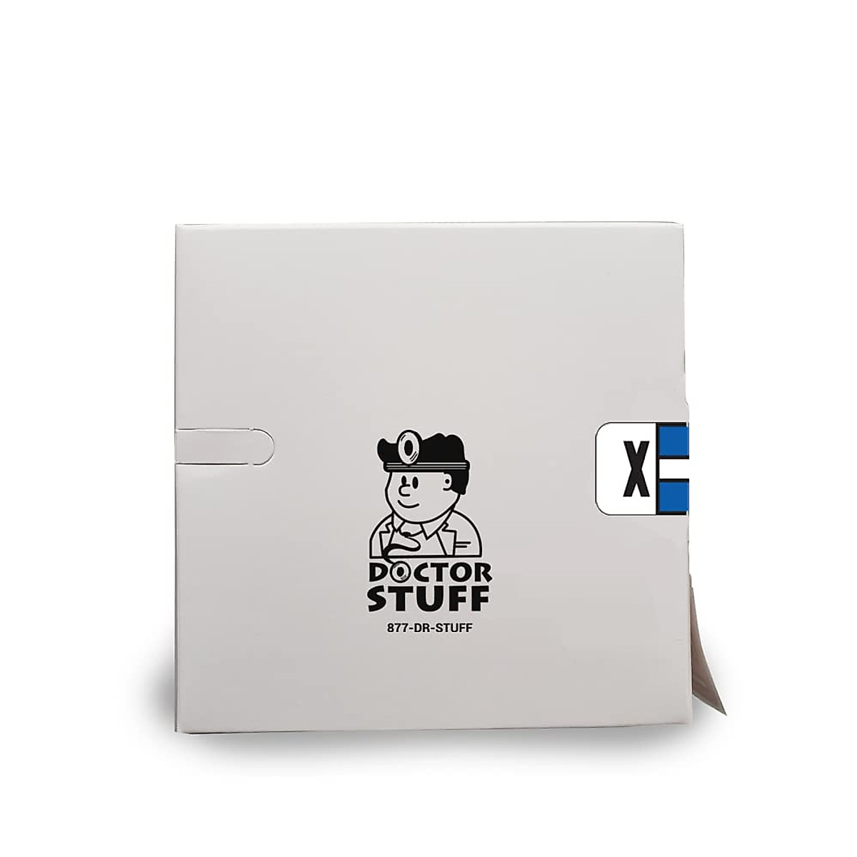 Doctor Stuff - File Folder Labels, Alphabet Letter X, Jeter 2900 - JSAM Series Compatible Alpha Stickers, Dark Blue, 3/4" x 1-1/2", 500/Roll