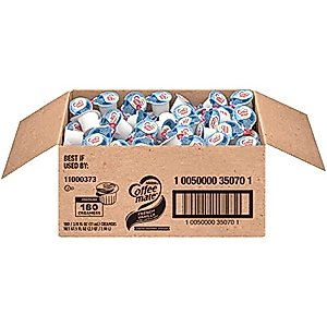 Nestle Coffee mate Coffee Creamer, French Vanilla, Liquid Creamer Singles, Non Dairy, No Refrigeration, Box of 180