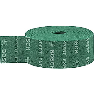 Bosch Professional 1x Expert N880 Fleece Roll (for Steel Sheets, Width 115 mm, Length 10 m, Accessories Hand Sanding)