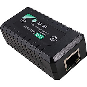 UHPPOTE 1-Port 10/100M PoE Extender IEEE802.3af for Ethernet Security Systems IP Camera