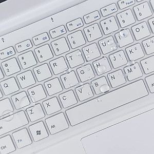 10.5" x 4.32" Universal Keyboard Cover Skin Design for 10"-11.6" Laptop Notebook (Without Numeric Keypad Keyboard), Ultra Thin Silicone Waterproof Keyboard Cover Protector -Clear