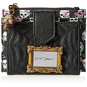 Betsey Johnson Spider Bifold Wallet, Black