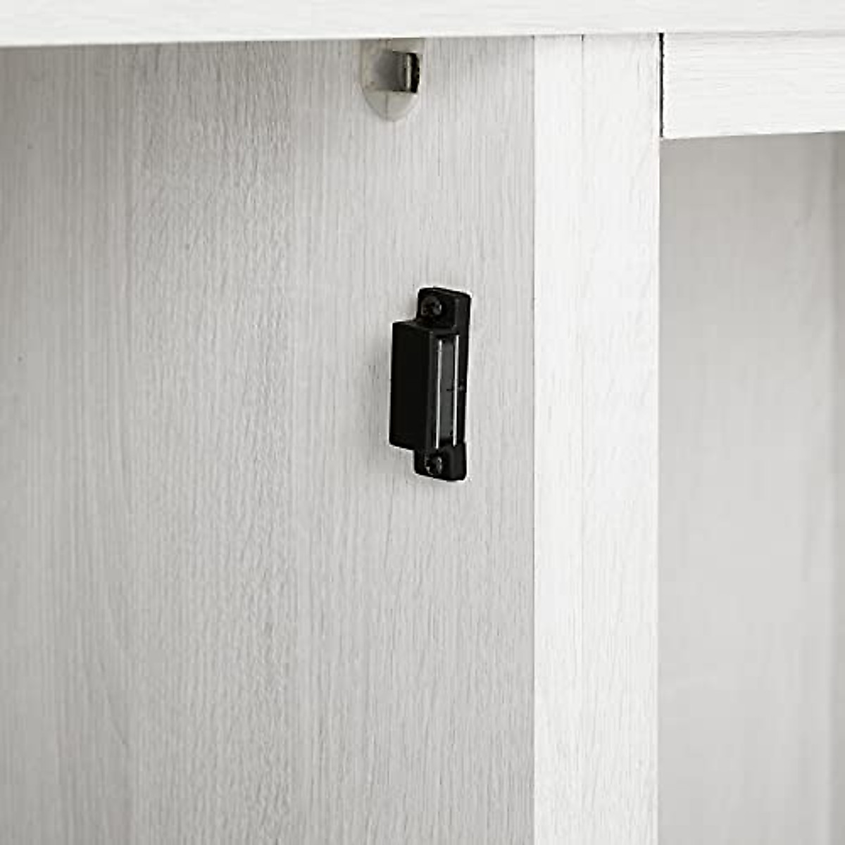 Crosley Furniture Camden TV Stand for 50+ inch TVs, Entertainment Center with Adjustable Storage Shelves, Whitewash