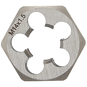 Drill America - DWTMHX14X1.5 m14 X 1.5 Carbon Steel Hex Rethreading Die, DWT Series