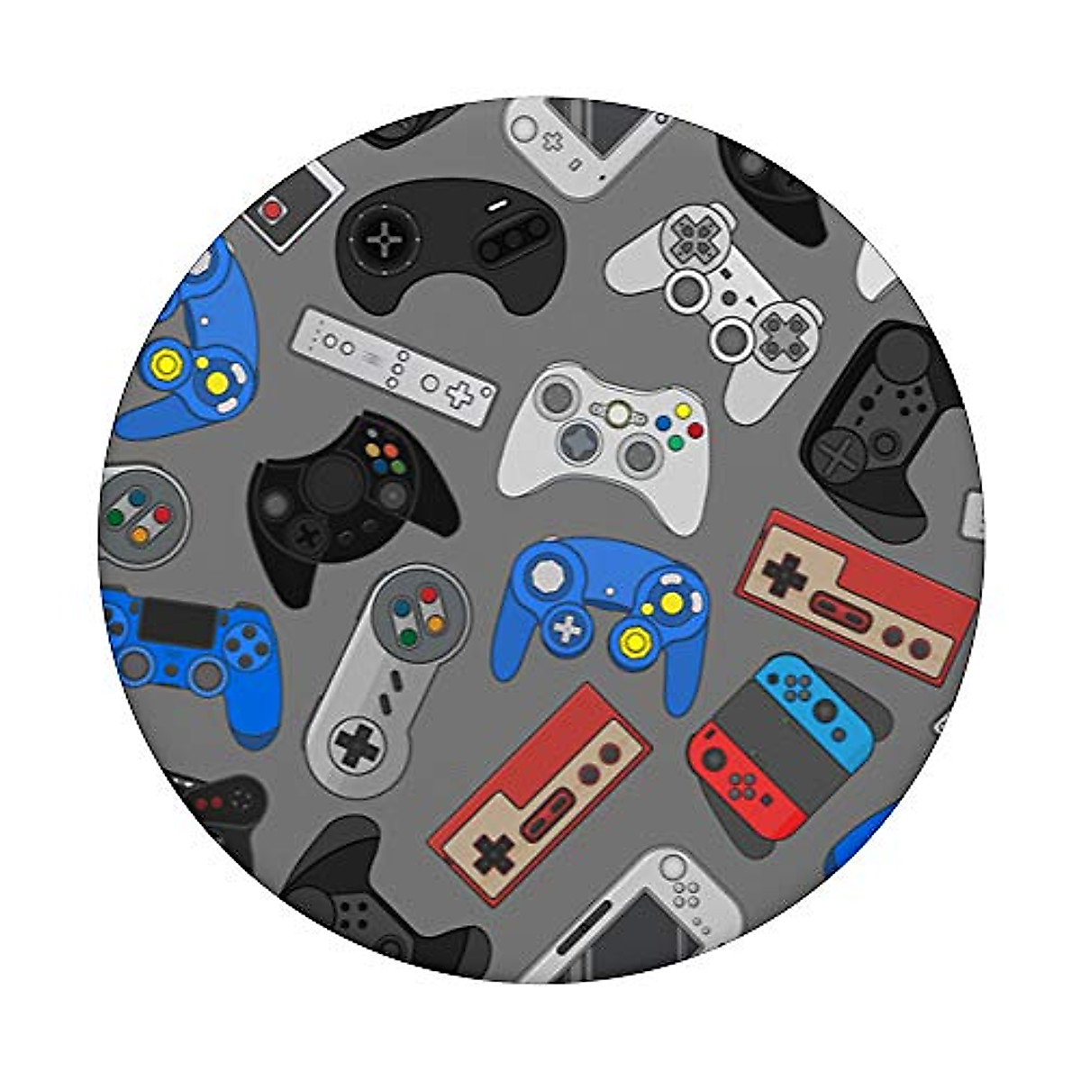 Gaming Controller Pattern For Game Gamer Lover Gift PopSockets PopGrip: Swappable Grip for Phones & Tablets