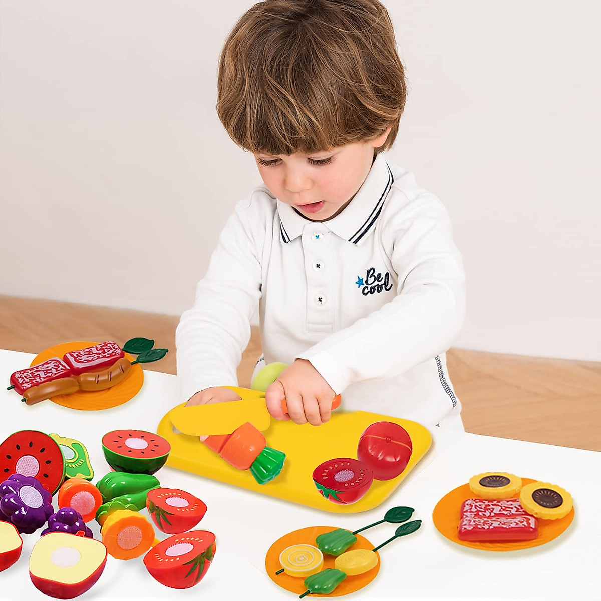 NATURALCAMP Kids Camping Tent with Campfire Pop Up Play Tent Camping Set with Oil Lantern Pretend Fruits Binoculars Toddlers Boys Girls Toys Gift Age 3 4 5 6 + Years Old