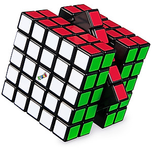 Rubik’s Cube, 5x5 Cube Color-Matching Puzzle Highly Complex Challenging Problem-Solving Brain Teaser Fidget Toy, for Adults & Kids Ages 8 and up