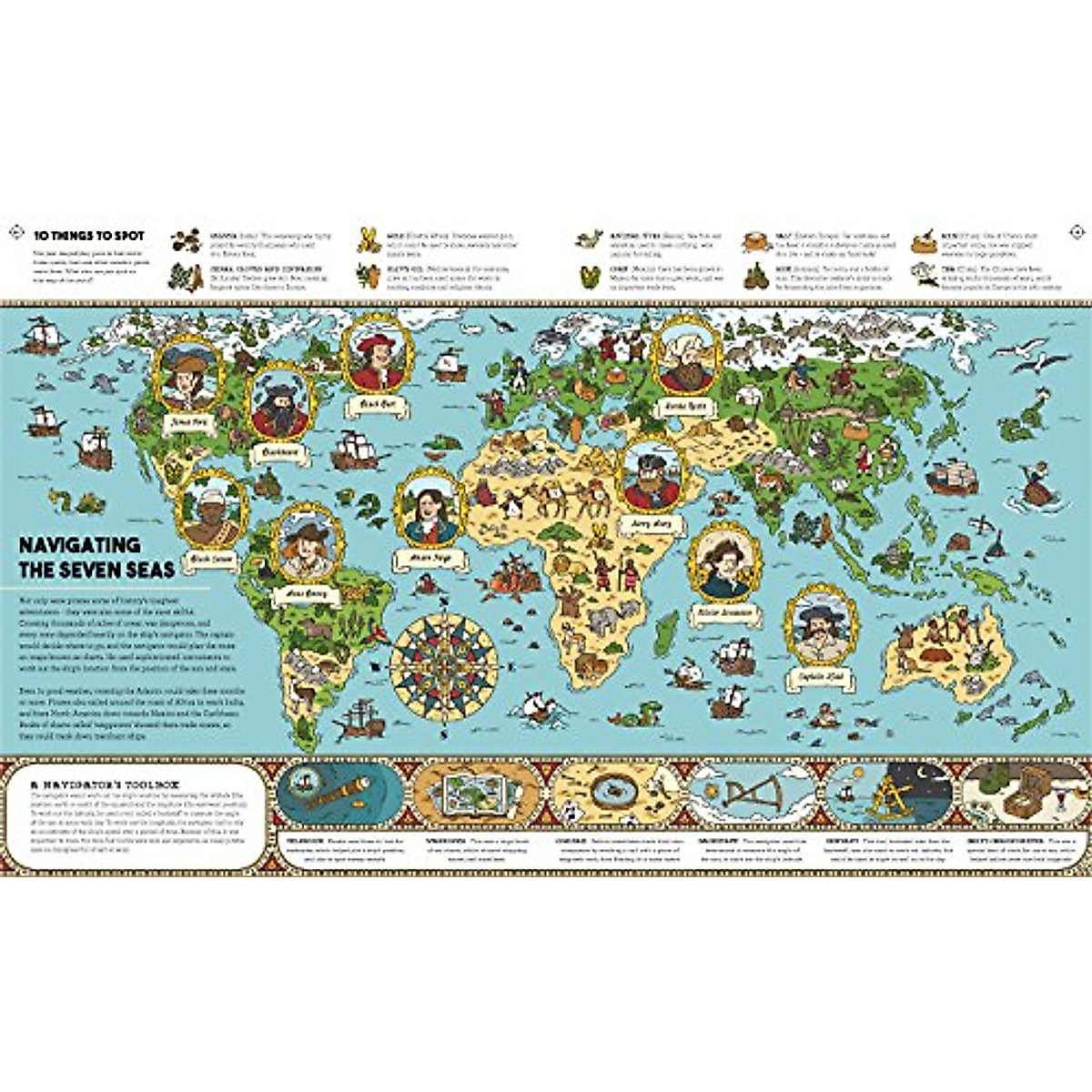 Pirates Magnified: With a 3x Magnifying Glass