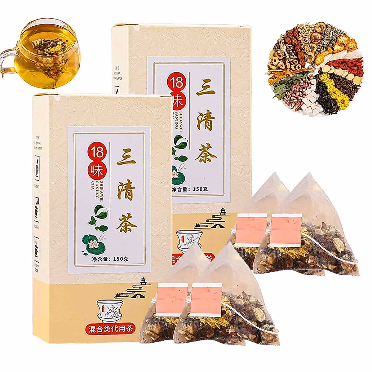 Everyday Nourishing Liver Tea, Nourishing Liver and Protecting Liver Tea, 15bags/Pack Nourishing Liver Tea (2Box/30Bag)