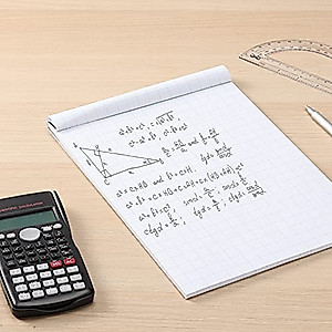 Mr. Pen- Graph Paper, 2x2 (2 Squares per inch), 8.5"x11", 55 Sheets, Grid Paper, Graphing Paper, Graph Paper Pad, Math Graph Paper, Grid Paper Pad, 1/2 Inch Graph Paper, Square Paper, Math Paper