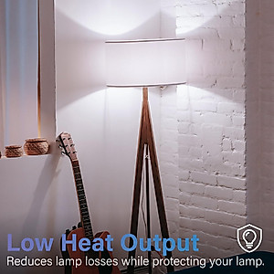 Bonlux 10W R7S LED Bulb 118mm, J Type 118mm LED Light Bulb T3 Double Ended R7S J118 LED Floodlight Replacement Bulb Daylight 6000K for Floor Lamp, Security Light (2-Pack)