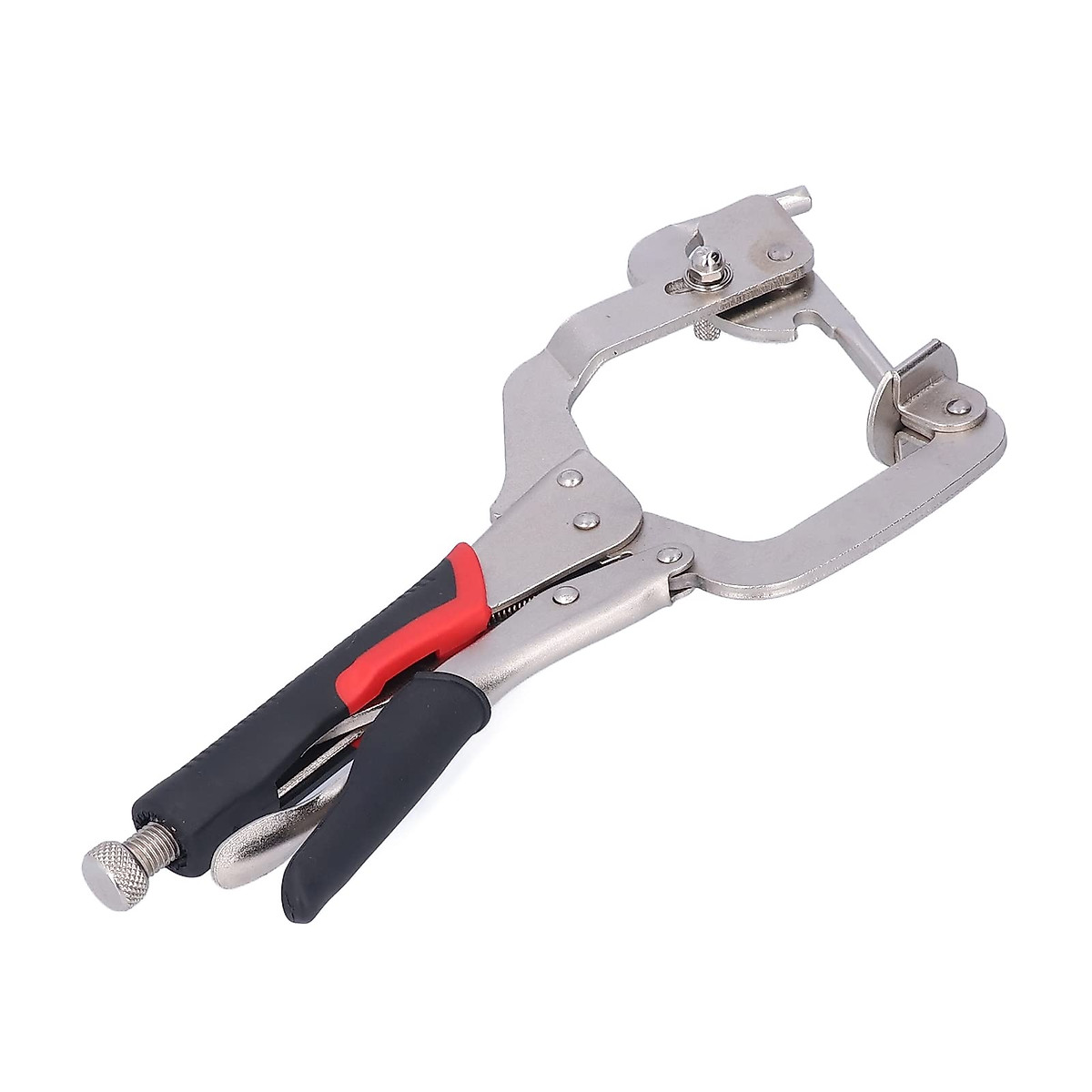 Orenic Pocket Hole Clamp, 360° Rotation Movable Claw Grip Adjustable Buckle Woodworking Clamps, Open Pliers Pocket Hole Jig Kit, Adjustable Clamps for Woodworking & Angled Holes, Woodworking Clamps