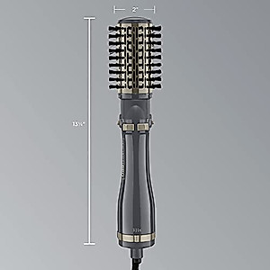 INFINITIPRO BY CONAIR Hot Air Spin Brush Set with 2-Inch AND 1.5-Inch Brushes, Hot Air Spin Dryer Brush