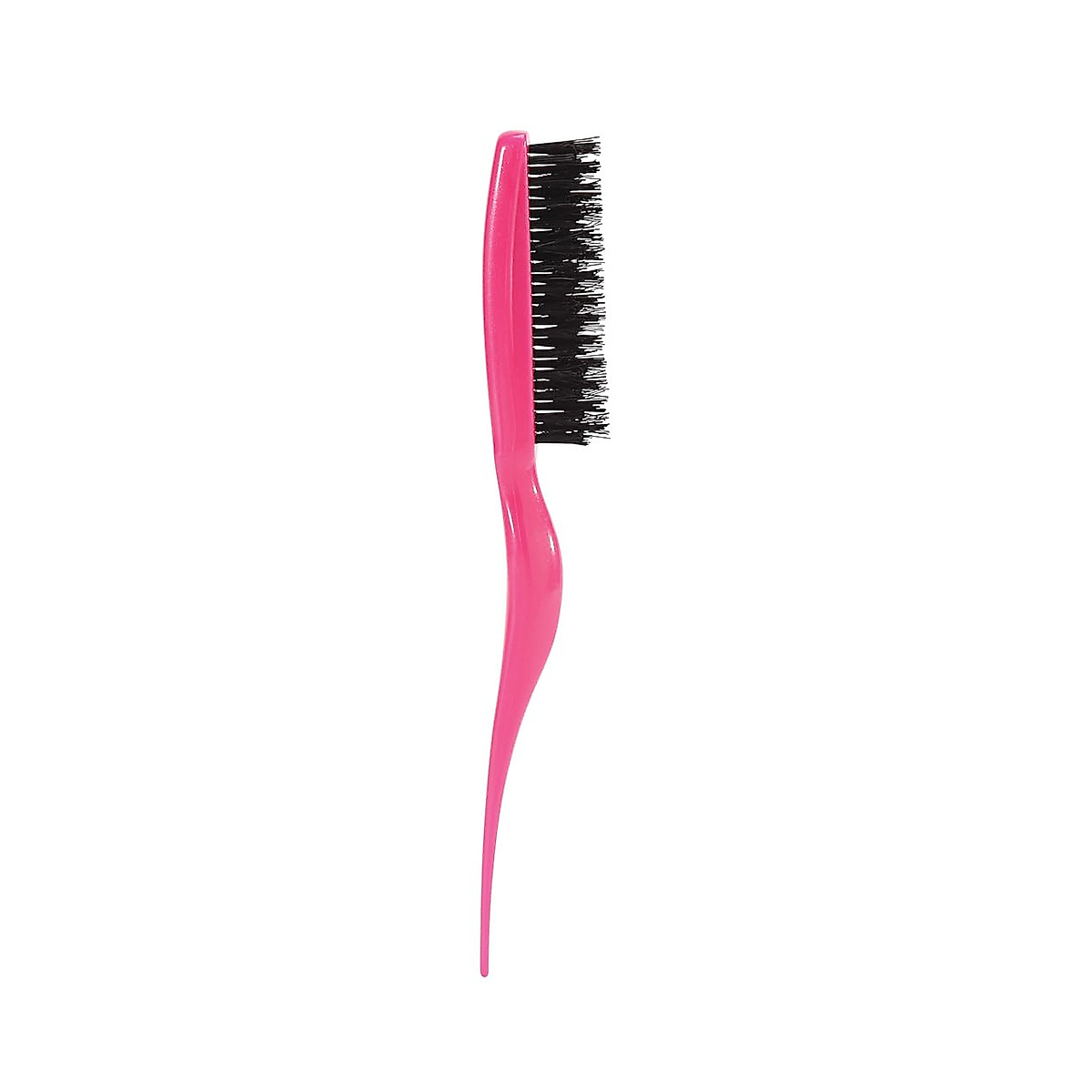 Cricket Amped Up Teasing Hair Brush - Adds Major Volume and Shine, Heat Resistant, Ideal for Slick Back, Updos & Detangling All Hair Types, with Ergonomic Handle and Sectioning Tip, Fuchsia