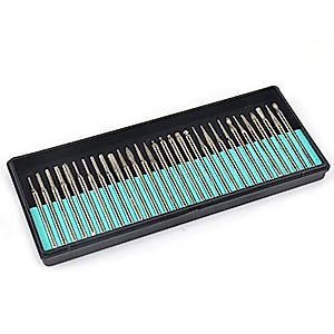 NuoDun Air Powered Pencil Grinder Set Micro Die Grinder with 1/8-Inch Collet, Micro Pencil Die Grinder Engraving Tool (Blue)