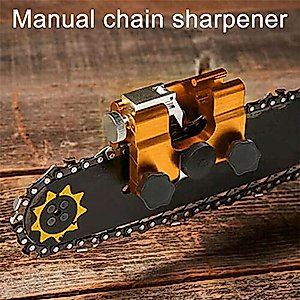 JINYI Chainsaw Chain Sharpening Jig,Chainsaw Sharpener Kit,Chainsaw Chain Sharpener is Designed to Sharpen Your Chainsaw,Suitable for All Kinds of Chain Saws、Lumberjack and Garden Worker
