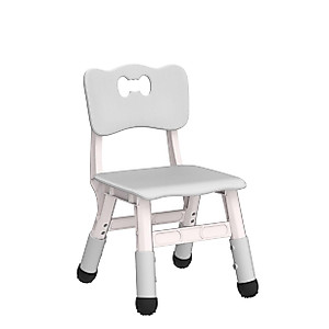 LUUYOUU Kids' Desk Chairs Adjustable Height is Suitable for Children's Chairs Used in Families, Schools and Day-Care Between 2-10 Years Old The Max Bearing Capacity is 220LB(5PCS-Beige)