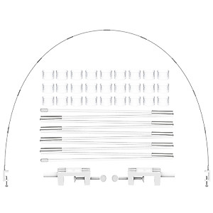 LANGXUN 12ft Table Balloon Arch Kit For Birthday Decorations, Party,Wedding and Graduation Decorations, Christmas Decorations Baby Shower Bachelor Party Supplies
