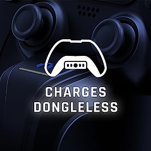 Snakebyte Controller & Headset Charge Station - for Playstation PS5 DualSense - Wireless Headset Charger & Stand - Quick Charge - Accessories, LED Charging Status Indicator - Black