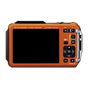 Panasonic Lumix DMC-FT5 Tough Shock & Waterproof Wi-Fi GPS Digital Camera (Orange)