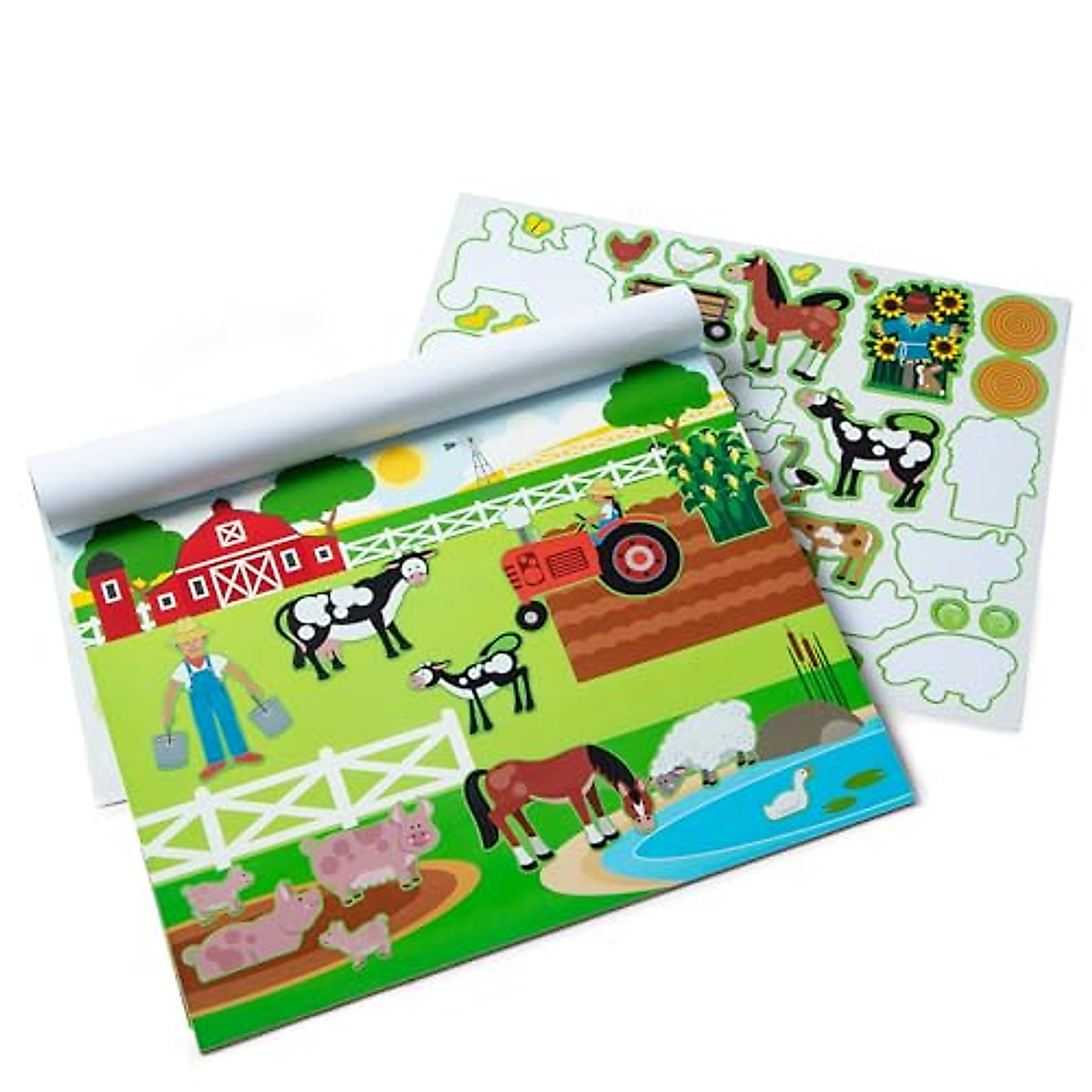 Melissa & Doug Reusable Sticker Pad: Habitats - 150+ Reusable Stickers - FSC Certified