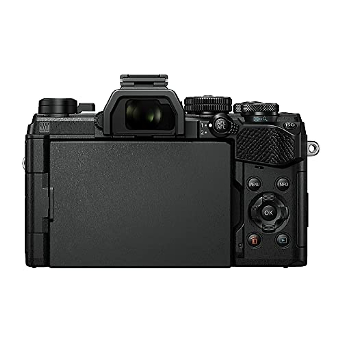 OM System OM-5 Black Micro Four Thirds System Camera Outdoor Camera Weather Sealed Design 5-Axis Image Stabilization 50MP Handheld High Res Shot
