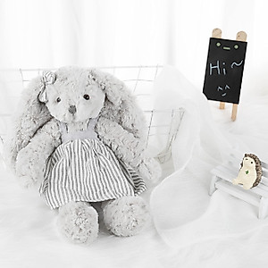 MUOVE Rabbit Stuffed Animal, 12 Inch Polly Rabbit, for Boys and Girls, Girlfriend