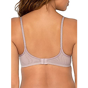 Smart & Sexy womens Sheer Mesh Underwire Demi Bra, Bark (Mesh), 38DD US