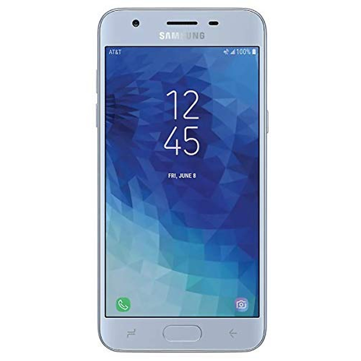 Samsung Galaxy J3 2018 (16GB) 5.0" HD Display, Android 8.0, Verizon Locked 4G LTE Smartphone SM-J337V (Silver) (Renewed)
