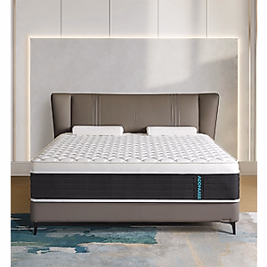 ADDNUSS Queen Size Mattress,14 Inch Gel Memory Foam and Innerspring Hybrid Queen Mattress in a Box for Pressure Relief,Medium Plush,Motion Isolation,CertiPUR-US.
