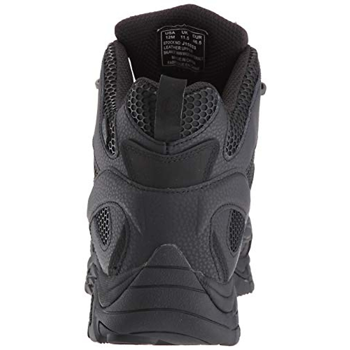 Merrell Men's Moab 2 Mid Tactical Waterproof Military Boot, Black, 11.5