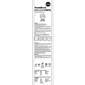 HeatnBond Iron-On Vinyl x 2 Yards, 17" X2 Yards Gloss