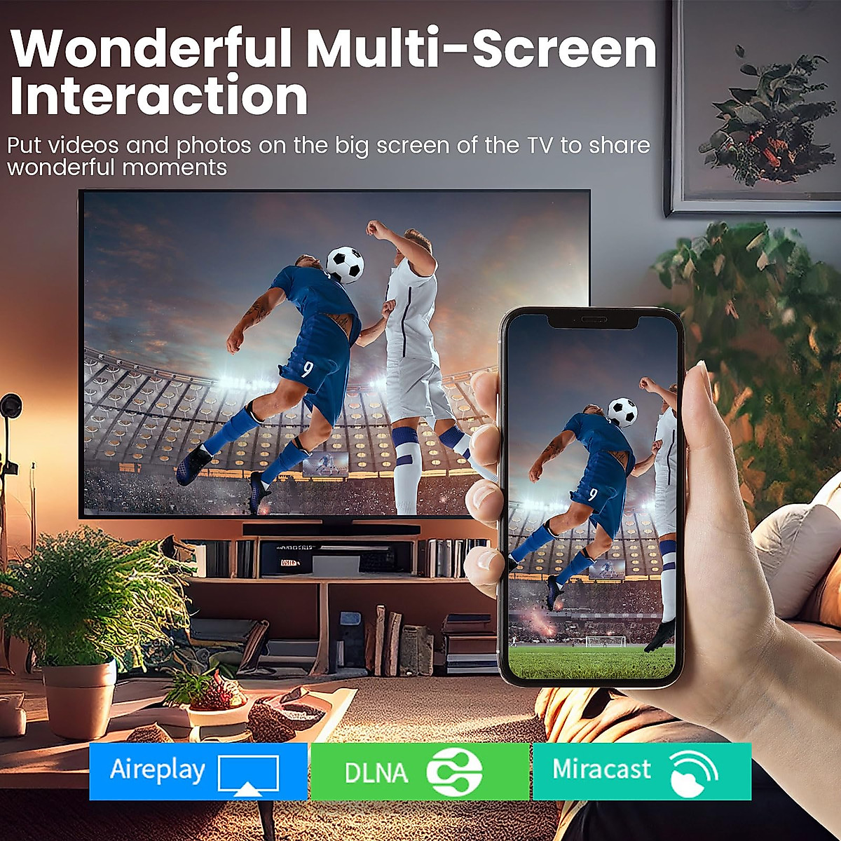 Android TV Box 11.0 4GB 64GB Smart TV Box Android Box RK3318 USB 3.0 Ultra HD 1080P 4K HDR WiFi 2.4GHz 5.8GHz BT 4.1 Set Top Box with Mini Wireless Backlit Keyboard